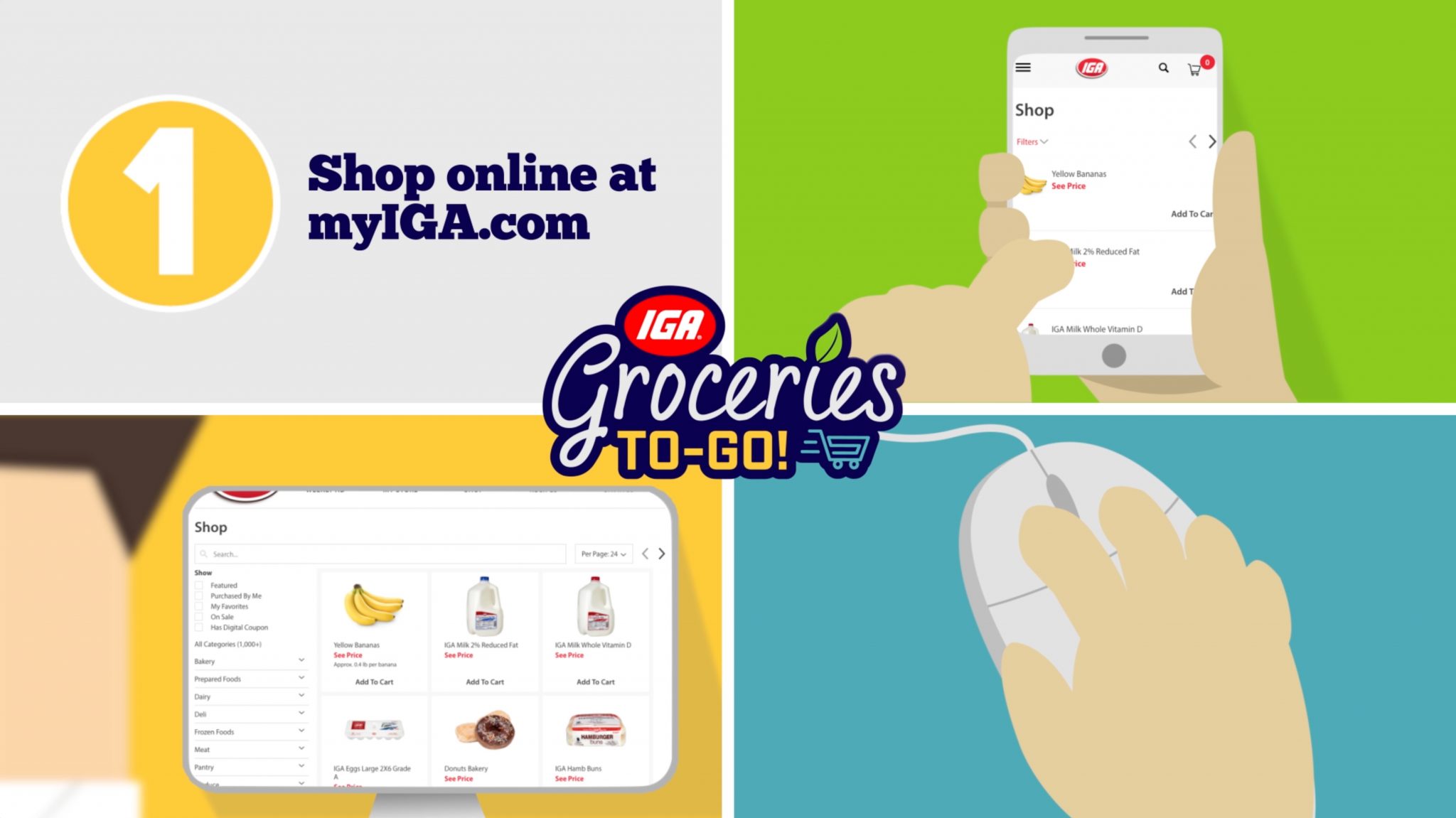 IGA Groceries to Go Animation - Sublime Media Group