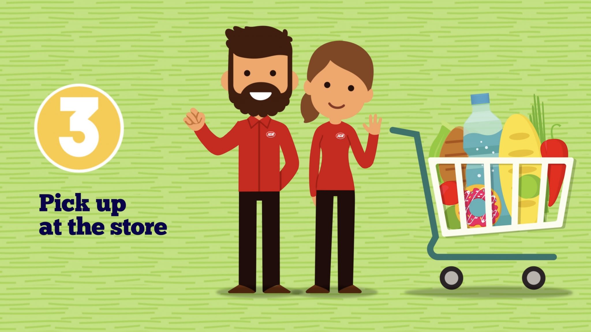 IGA Groceries to Go Animation - Sublime Media Group